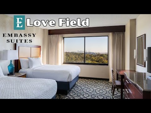Embassy Suites Dallas Love Field Hotel Room Tour
