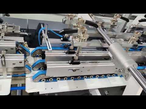 Rolam GS-1100 4 6 corners folder gluer testing video