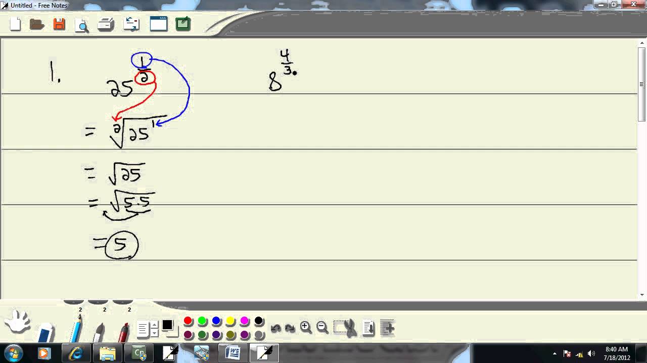 Intermediate Algebra - Chapter 6 Test - Problem 1
