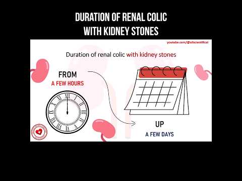 Duration of renal colic with kidney stones #renalcolic #kidneystone #kidneystonesymptoms #kidney