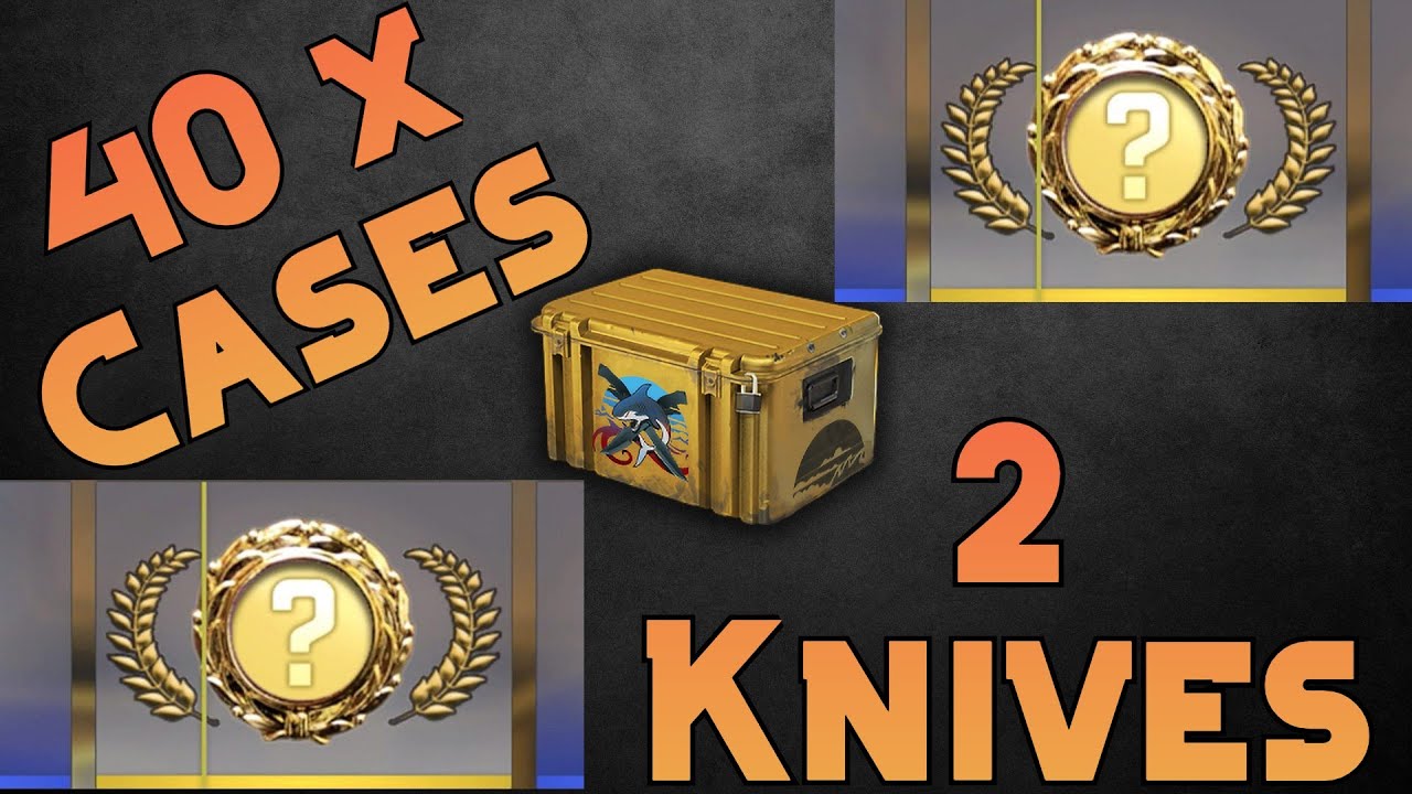 i opened 2x KNIFE from 40x Operation Riptide Case