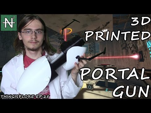 3D Printed Portal Gun- Thingisplore S:2 Ep:11