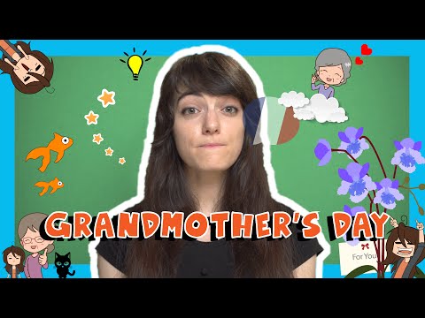 French GRANDMOTHER'S DAY Words with Lya