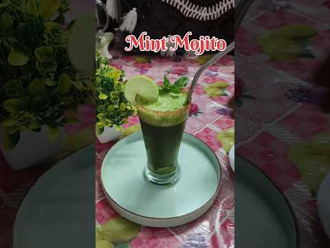 Mint Mojito #drink #mocktail #cocktail #mintmojito #food #recipe #homemade #ytshorts #shorts #foodie