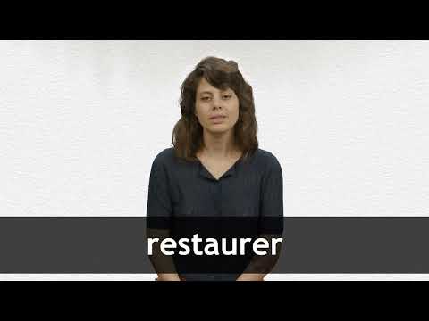 English Translation of “RESTAURER” | Collins French-English Dictionary