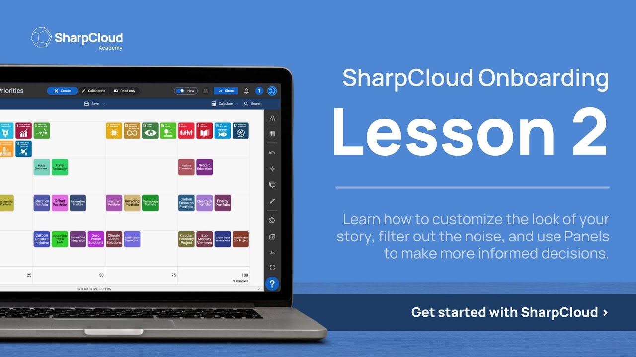 SharpCloud Onboarding - Lesson 2