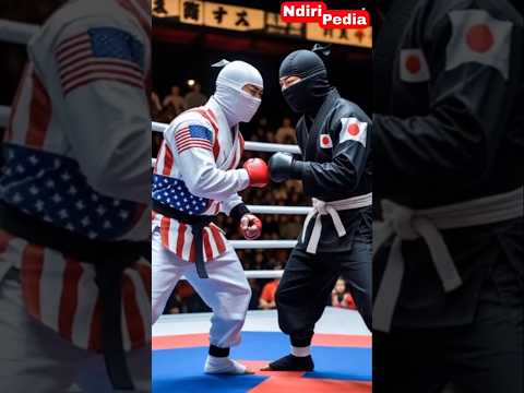 American Ninja VS Japanese Ninja - a Fight of The Glory