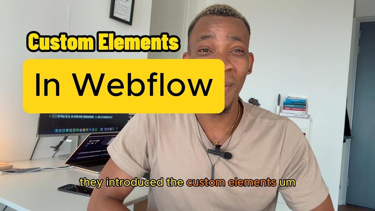 Webflow introduces Custom HTML Element । Webflow tutorial  |  David Anierobi