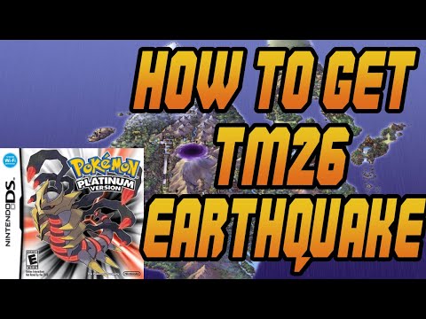 How to Get TM26 Earthquake in Pokemon Platinum
