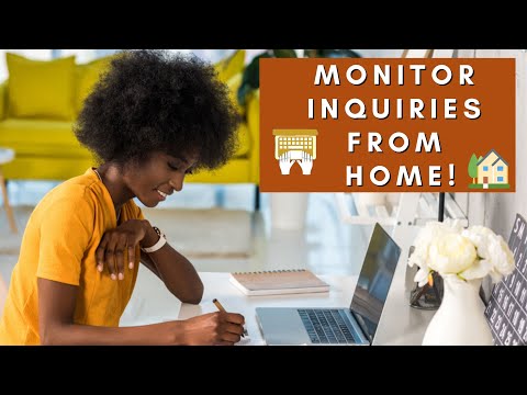 MONITOR INQUIRIES FROM HOME | REMOTE WORK FROM HOME JOBS 2025