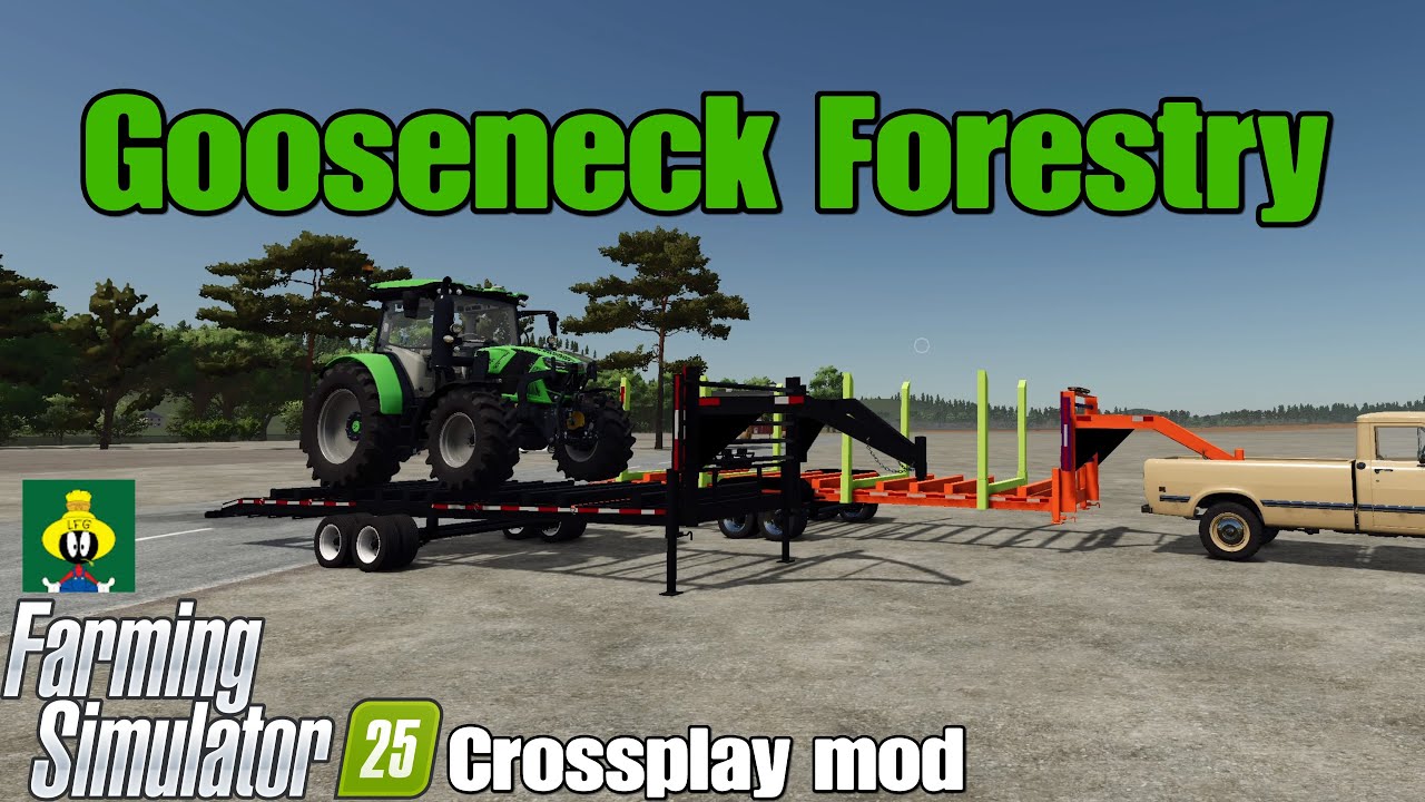 Gooseneck Forestry / FS25 crossplay mod