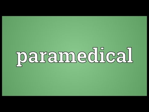 Paramedical Meaning