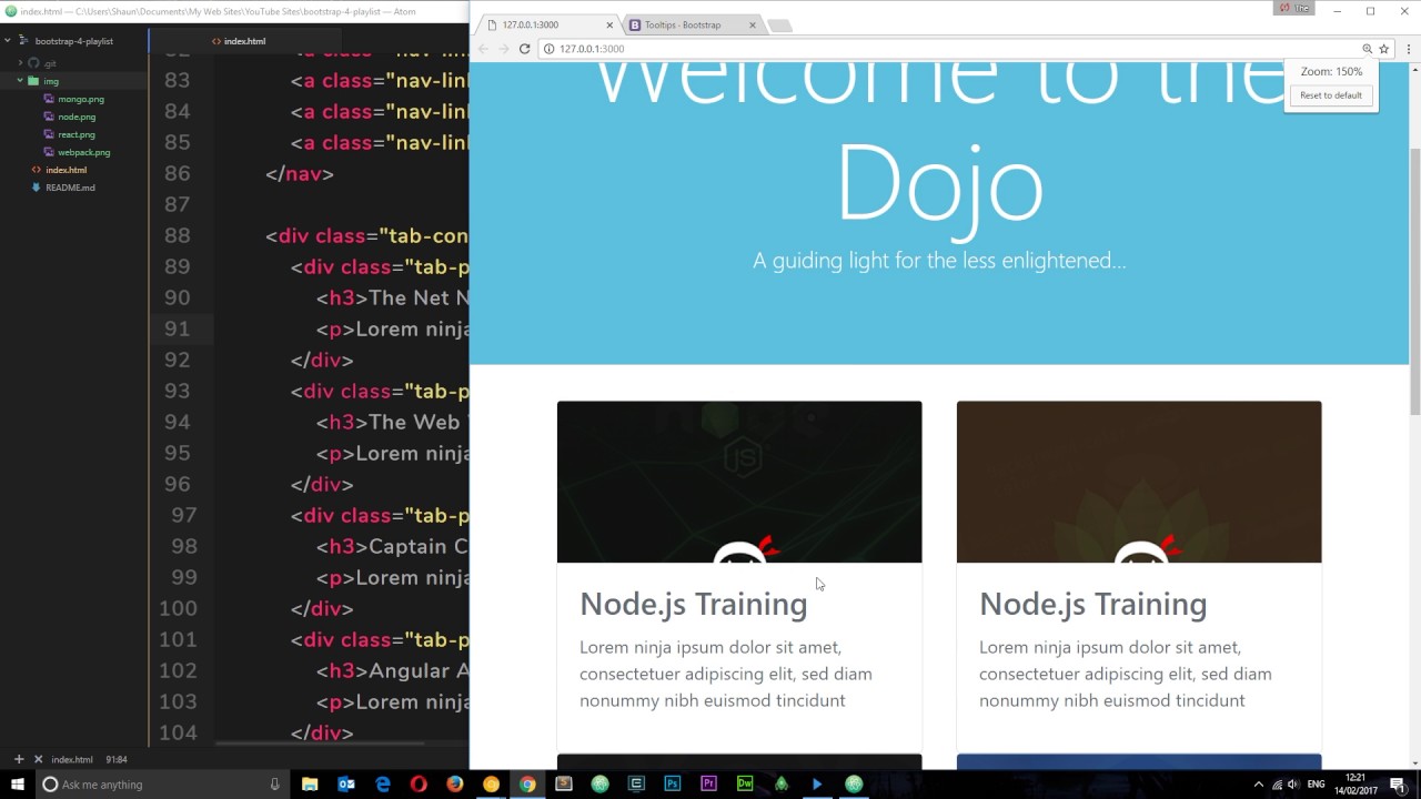 Bootstrap 4 Tutorial #12 - Tooltips