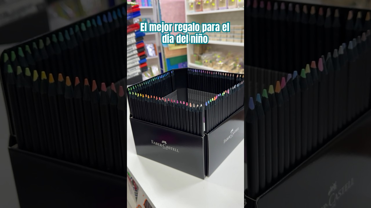 El mejor regalo para el día del niño si existe y es esta caja de 100 lápices #parati #regalos