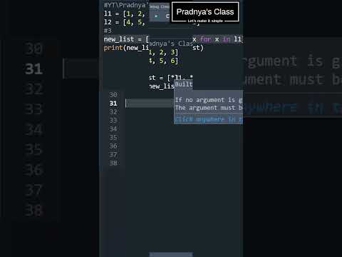 WAYS to COMBINE two Lists in Python 🐍 #shorts #python #programming #coding