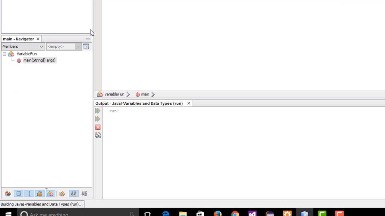 Java 1 - Lesson 1: Variables, Data Types, and Basic Console Output