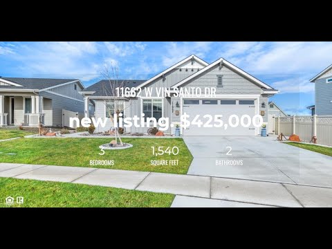 SOLD - 11662 W Vin Santo Dr, Nampa ID 83686