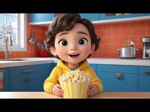 I’m a Little Popcorn Bowl Rhyme Song | Popular Nursery Rhyme | Educational Kids Songs