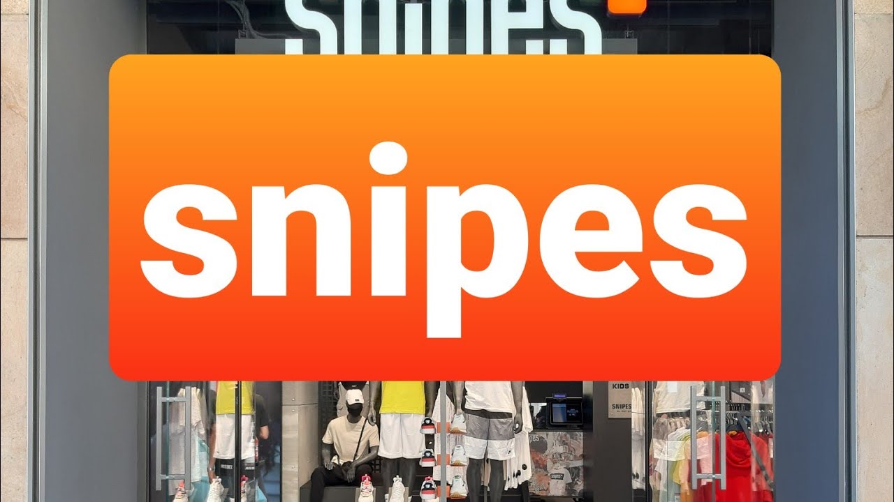 inside SNIPES shoe store