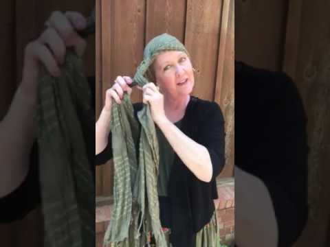How to tie a Tignon by Susan Duke Posey