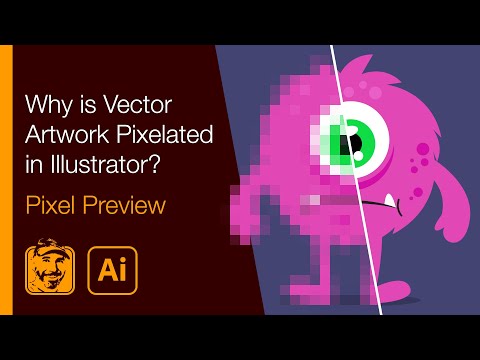 Why is Vector Artwork Pixelated in Illustrator? (Pixel Preview)