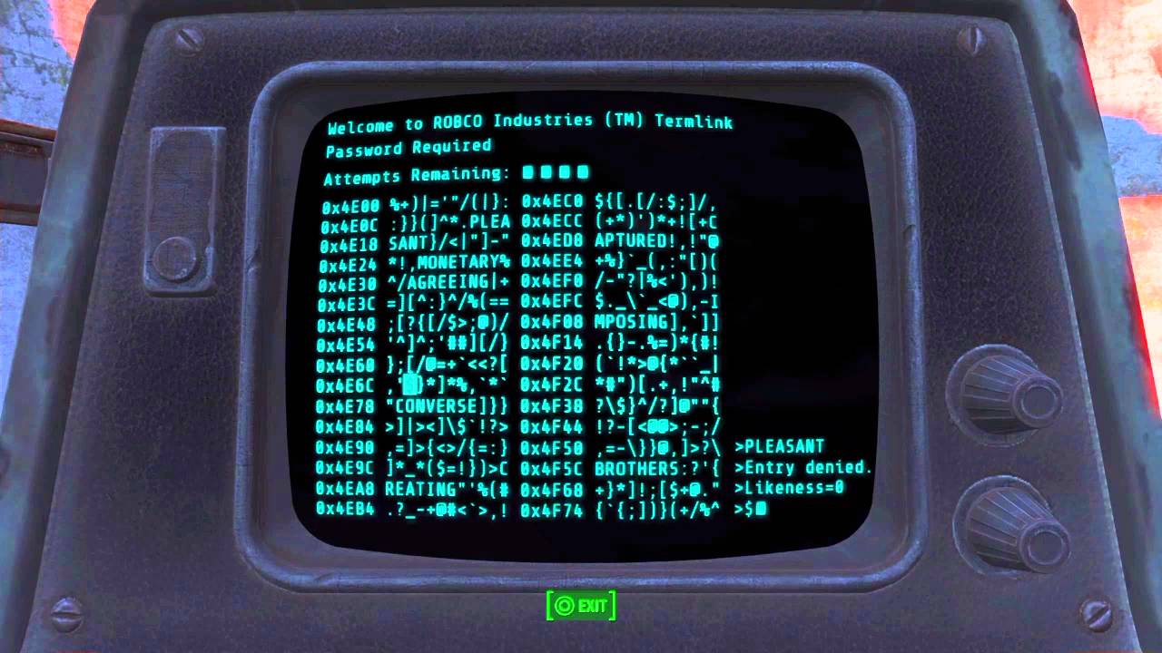 Fallout 4 Easy Terminal Hacking Secrets -Tutorial Tips N Tricks