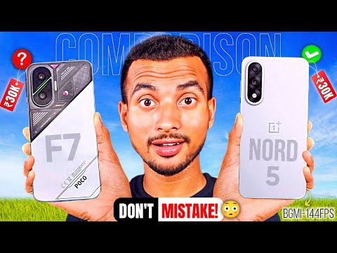 POCO F7 vs ONEPLUS NORD 5 - Full Detailed Comparison🔥"Don't Waste Money!"😳