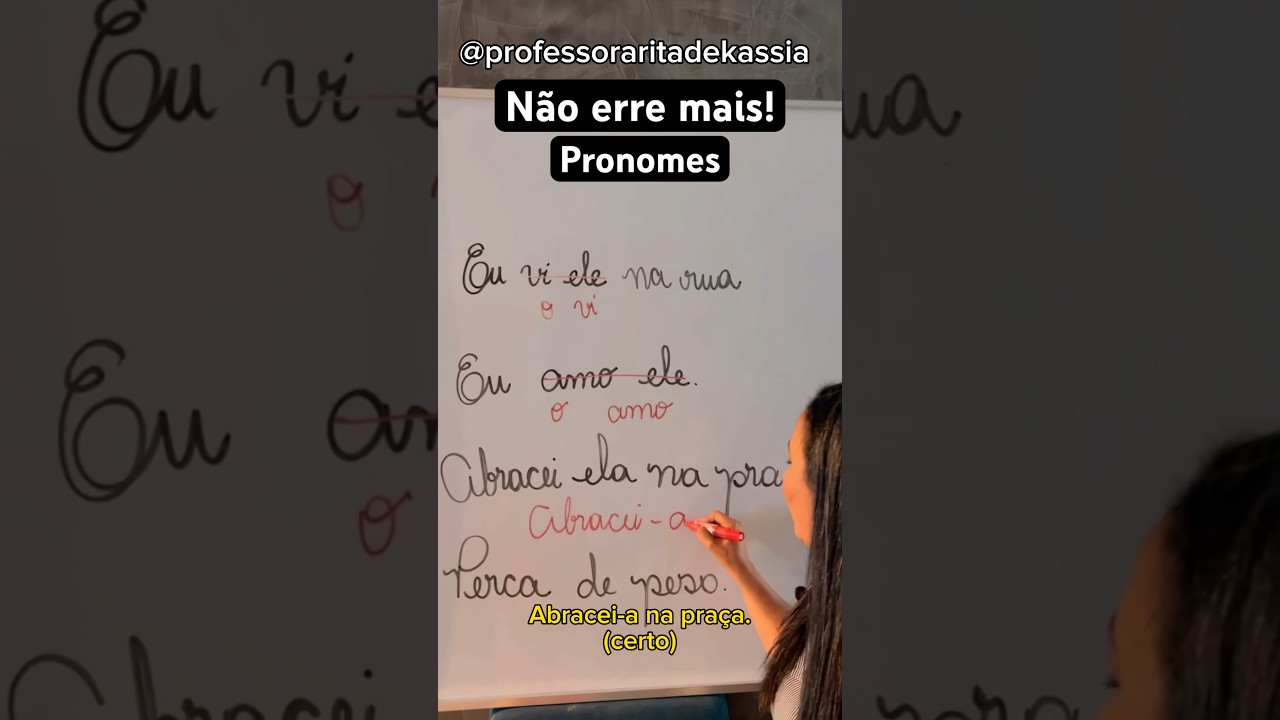 Pronomes #português #gramatica #gramaticaparaconcursos #linguaportuguesa #portuguesparainiciantes