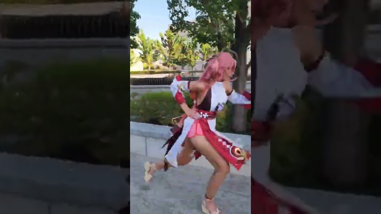Genshin Impact in Real Life #Cosplayer #Videogames #YaeMiko #GenshinImpact