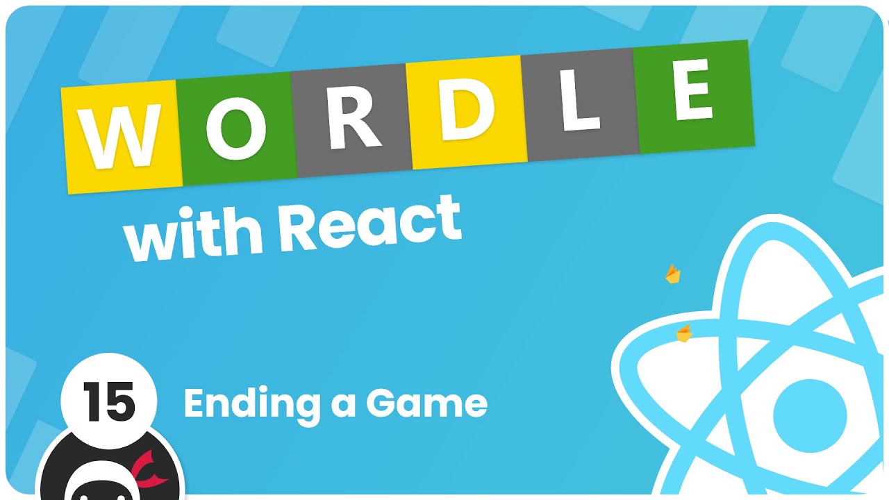 Make a Wordle Clone with React #15 - Ending a Game