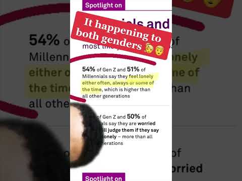 The Rise of Single Lonely Men 👱🏻♂️🧑🏽🦱🧑🏿🦱🎙