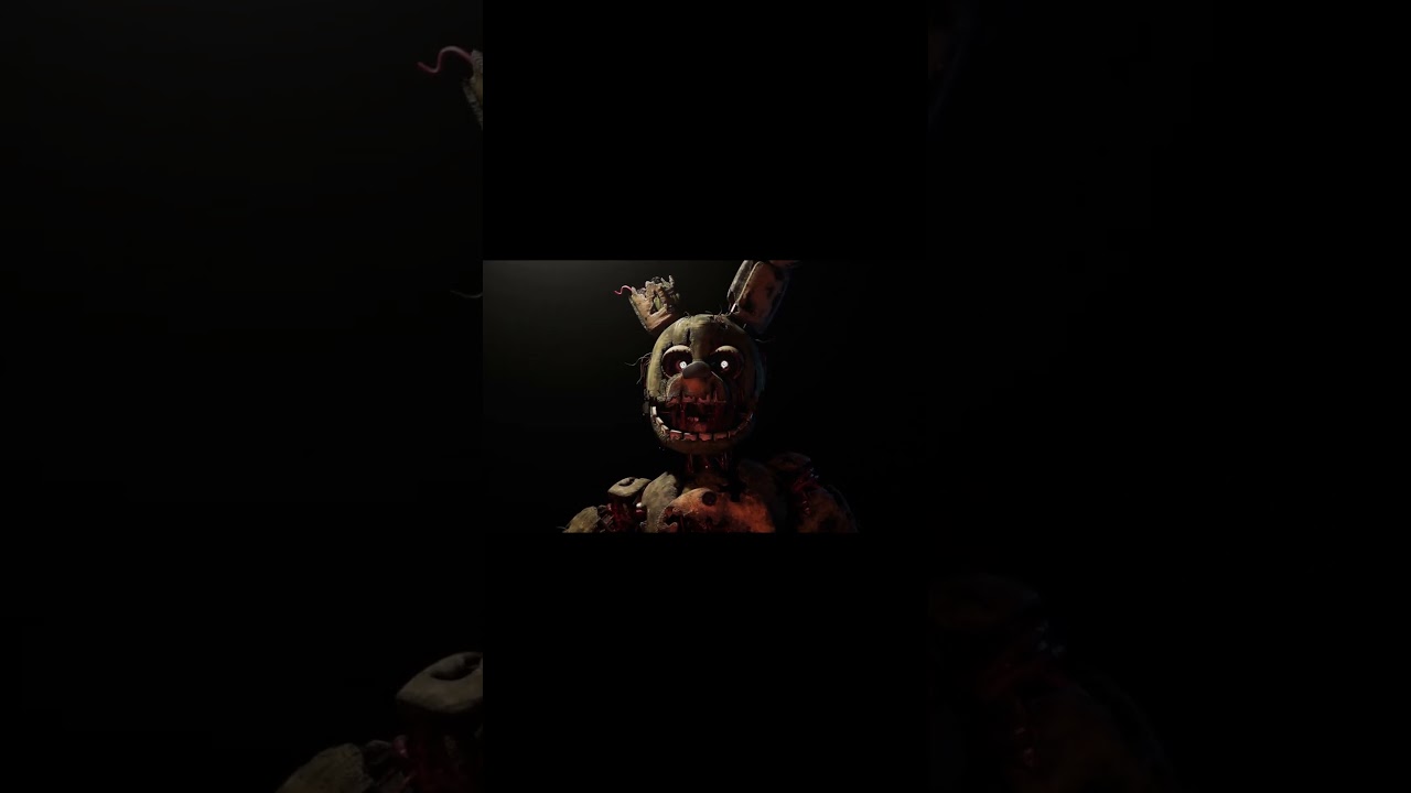 Springtrap Ripping his Face off |  #fnaf #springtrap #animation  #fivenightsatfreddys