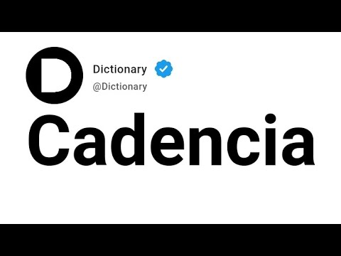 Cadencia Significado En Inglés