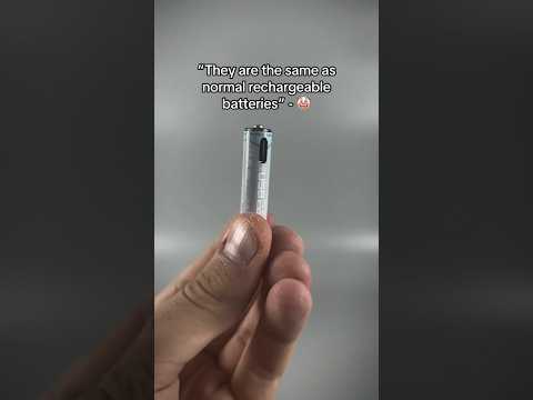 This are NOT the same as ordinary rechargeable batteries 😤 #batteries