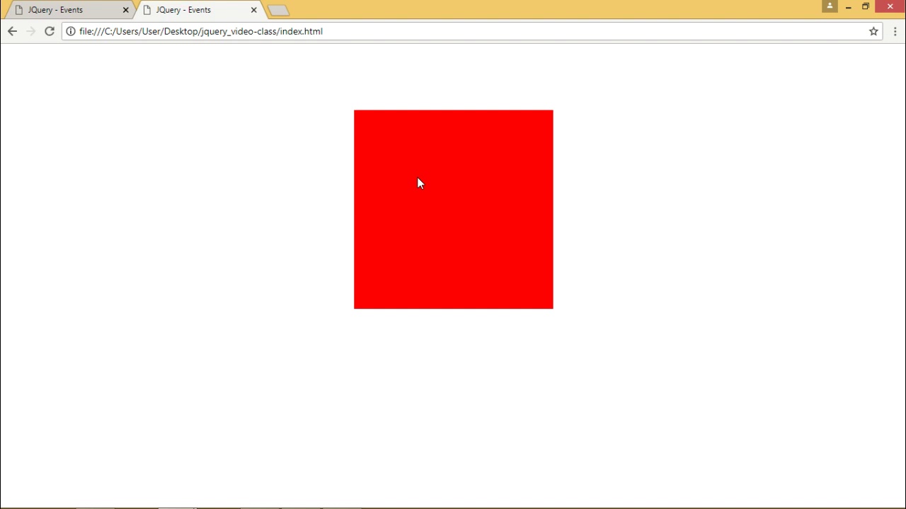 JQuery - Mouseenter and Mouseleave Events in Hindi/Urdu