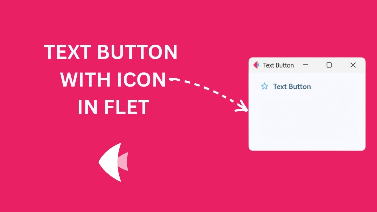 Text button with Icon in Flet (Python)