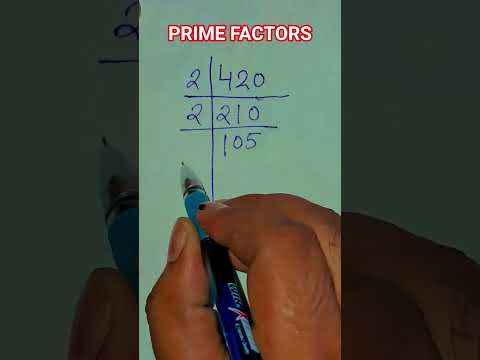 Prime factors of 420