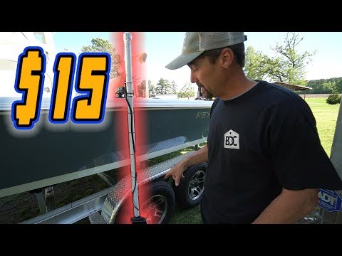 $15 Panoptix Livescope Rotating Mount Build for a Boat