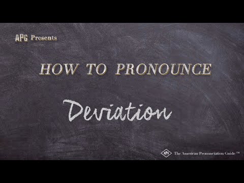 How to Pronounce Deviation (Real Life Examples!)