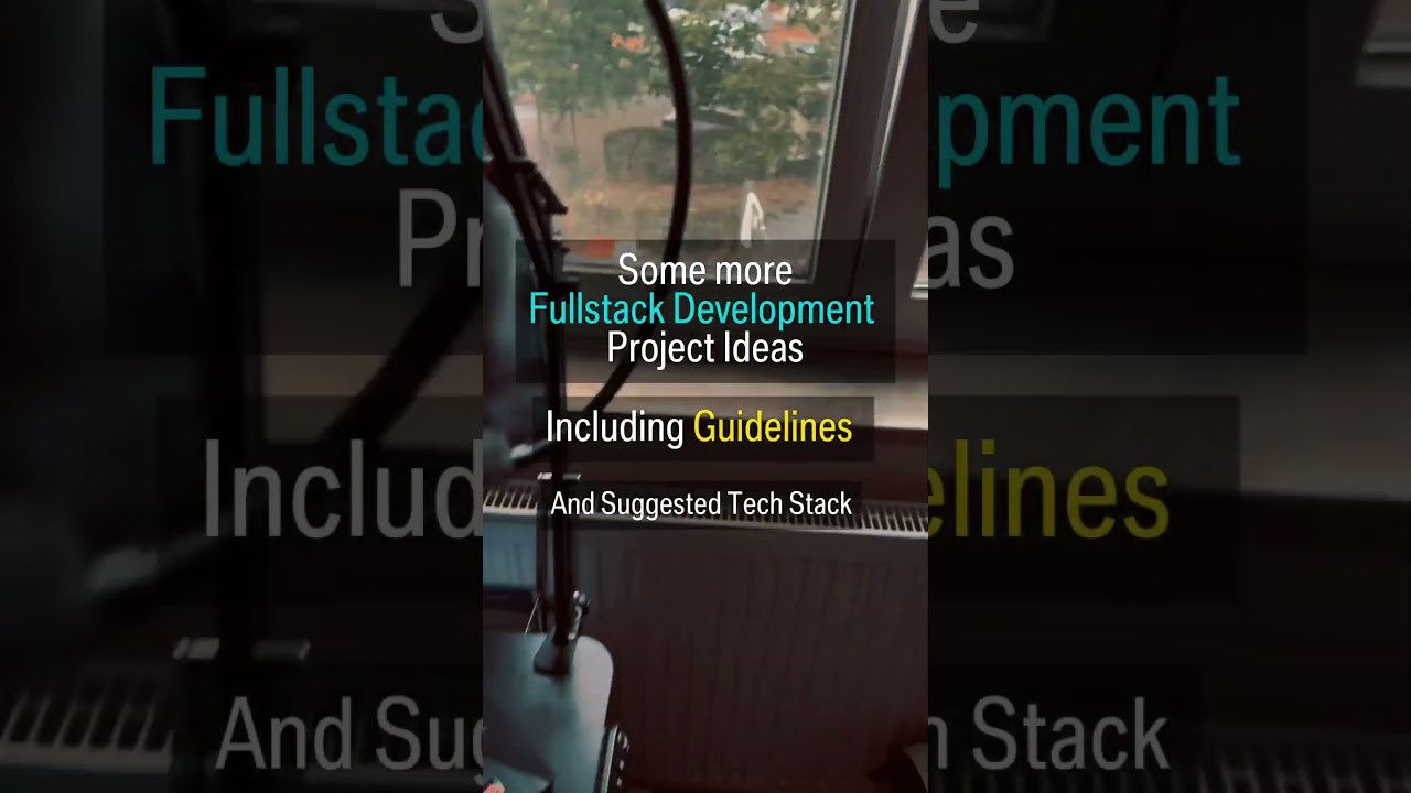 Fullstack Development Project Ideas #programminglife #computerscience #softwaredeveloper