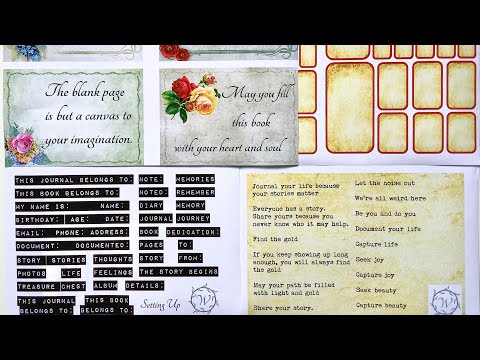 Freebie, journal prompts & kits for 2022 journaling