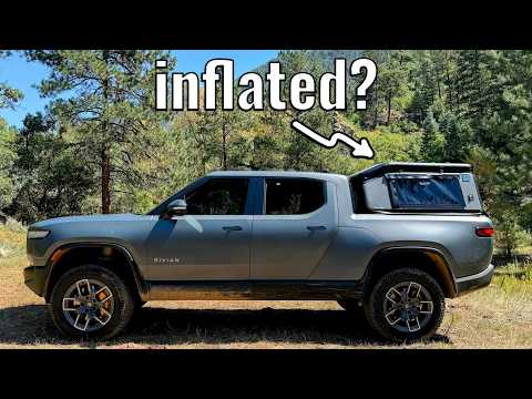 The Flated Truck Topper & DAC Tent Combo for my Rivian R1T Overland Setup