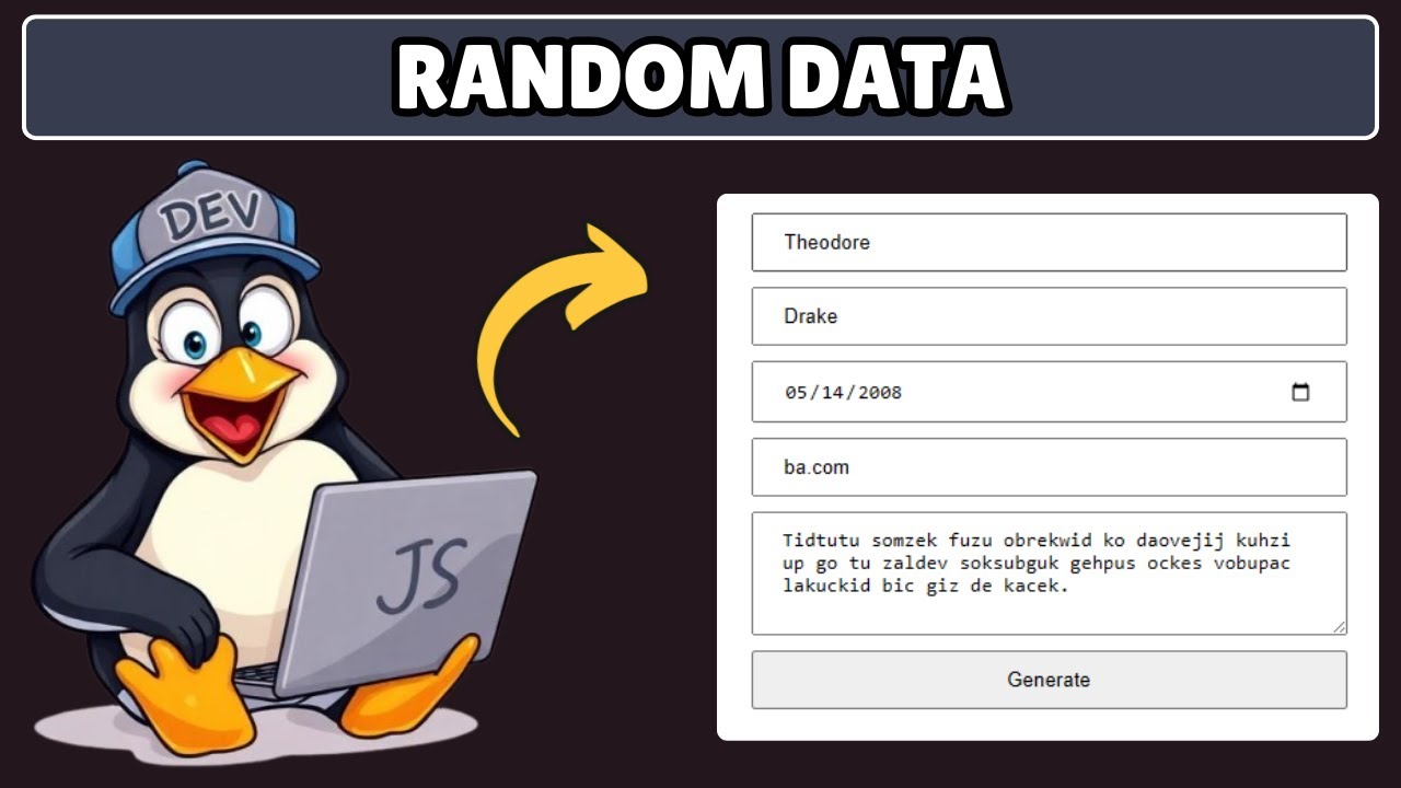 How to Generate Random Data in Javascript using Chance.js