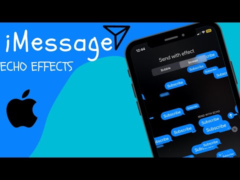 iMessage echo effects on iPhone and iPad