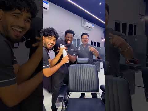 Team fun at BarbBros, Dubai's coolest barber shop! #hairstyle #barbershop #dubai