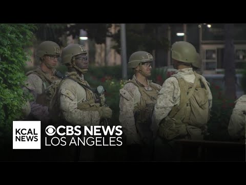 200 Marines deployed to protect federal building in Westwood