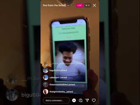 Dallas artist Banzzo Bling (aka Mo3 alleged killer) on IG live