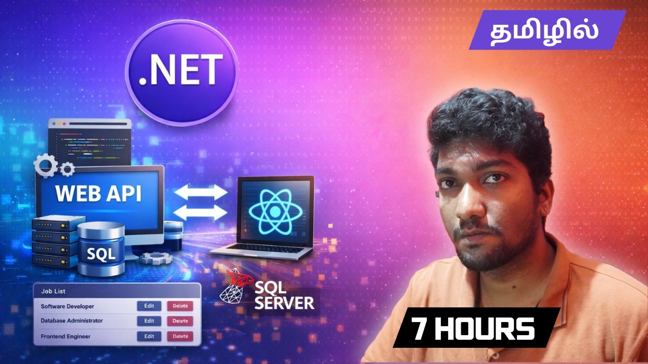 .NET Full Stack Tutorial for Beginners | ASP.NET Core Web API + React + SQL Server