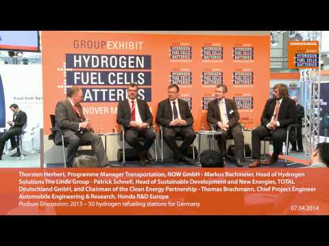 Podium Discussion: 2015 -- 50 hydrogen refueling stations for Germany