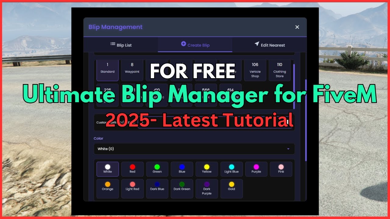 Create Custom Map Blips in FiveM with This Easy Script! 🗺️ | 2025 Showcase